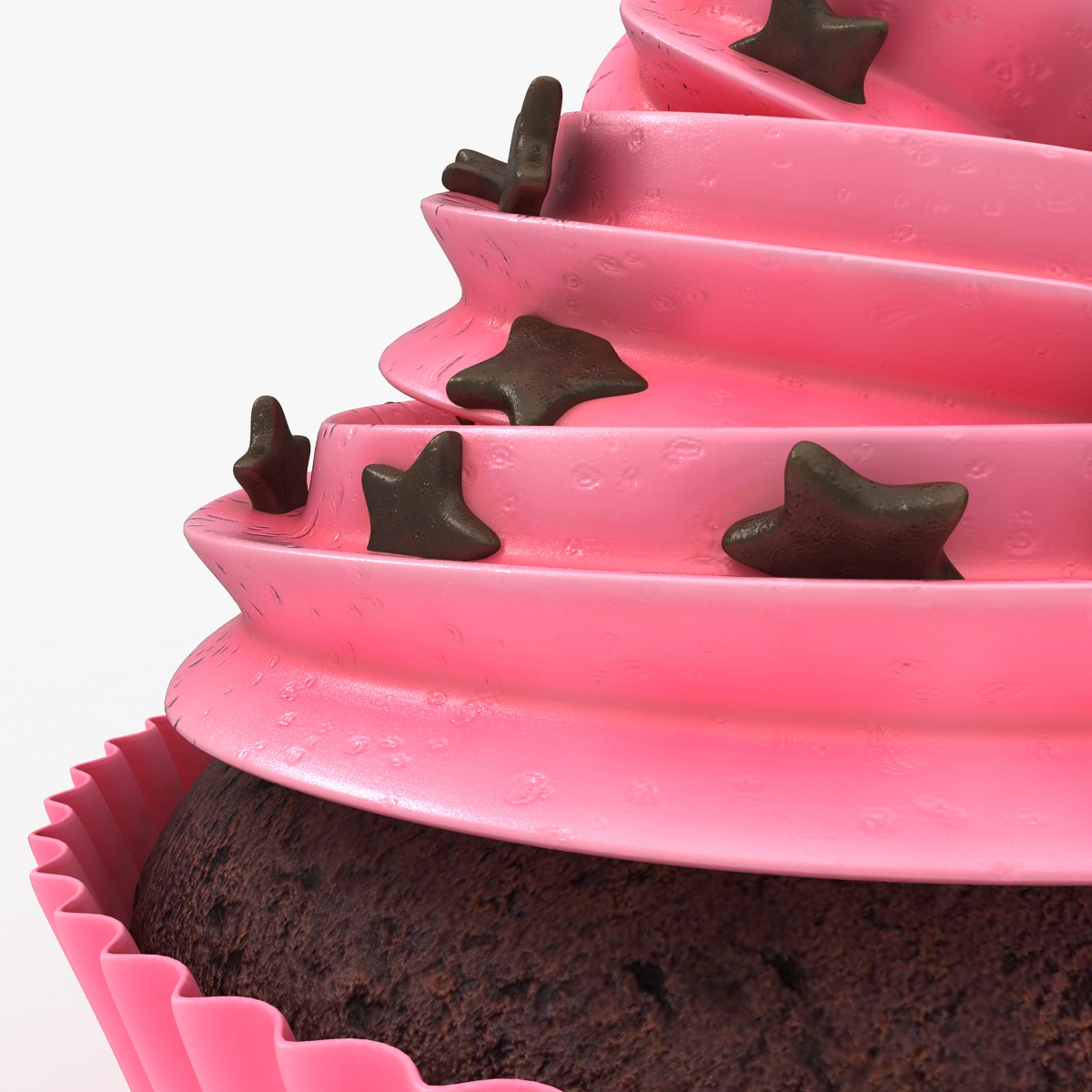 max realistic cupcake pink