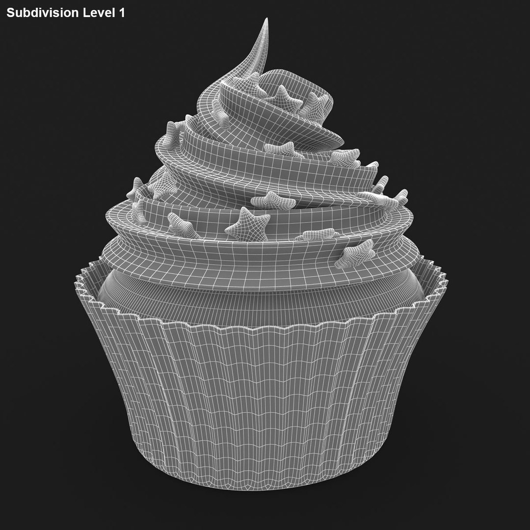 Max Realistic Cupcake Pink