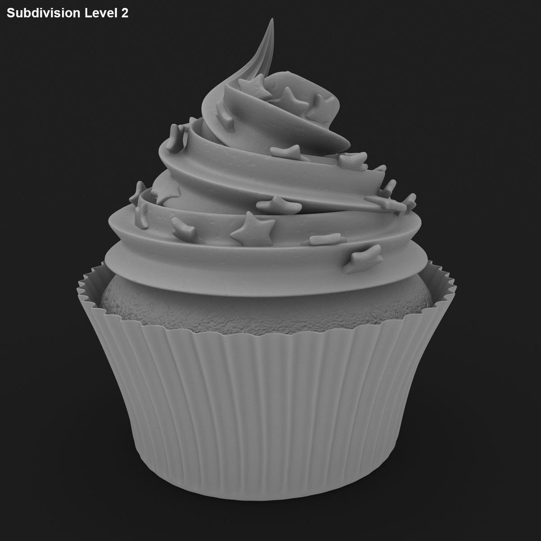 Max Realistic Cupcake Pink