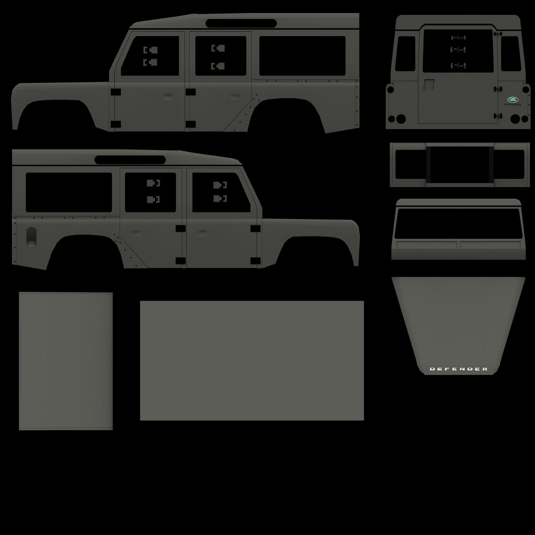 Land Rover Defender 3D model - TurboSquid 2168845