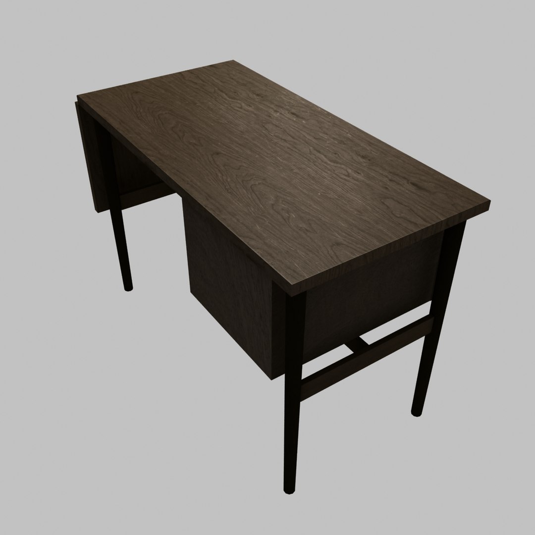 3d model writing desk