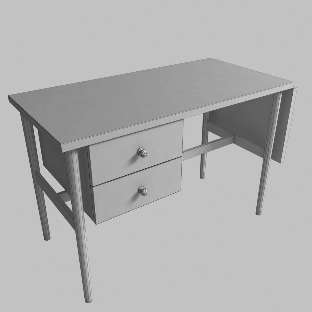 3d model writing desk