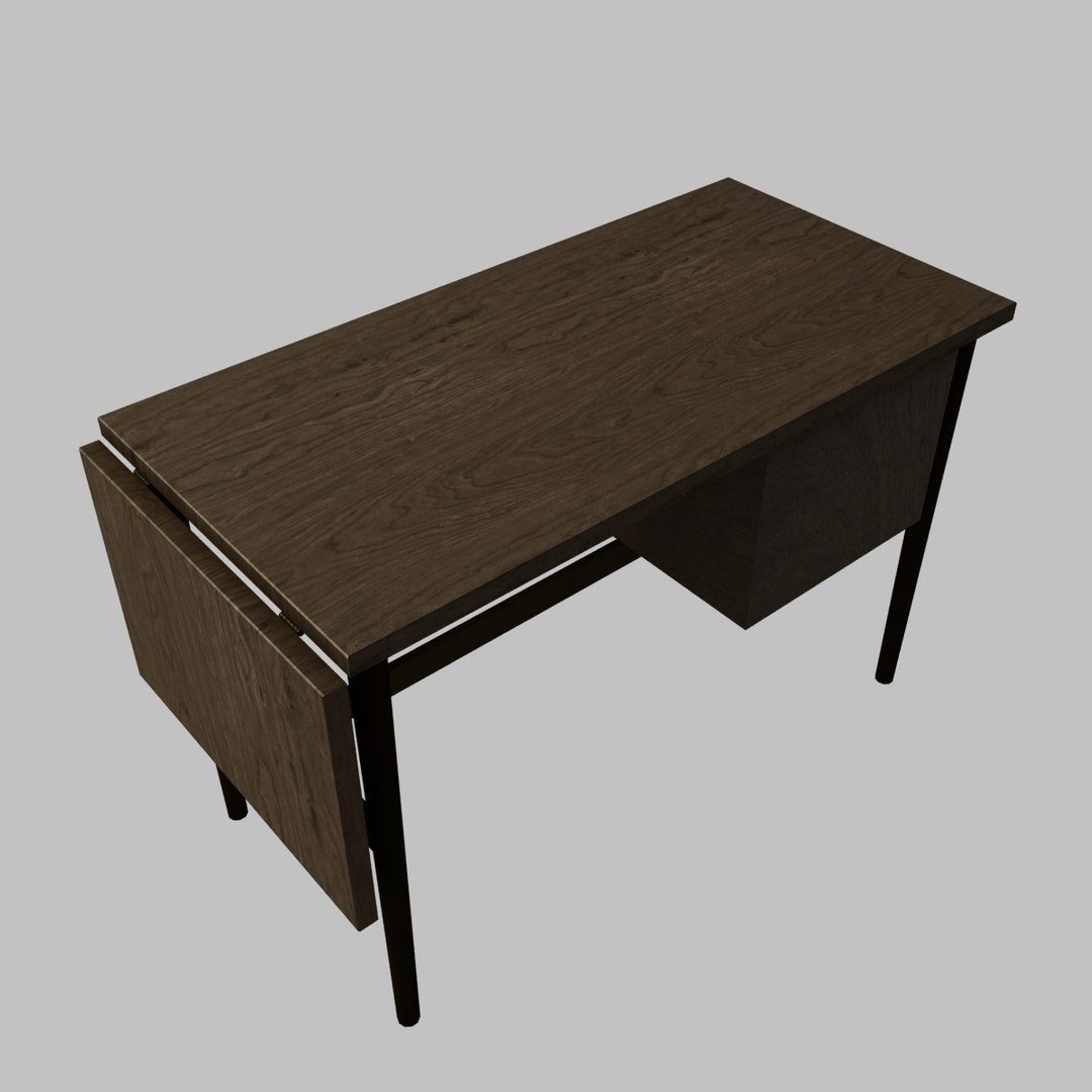 3d model writing desk