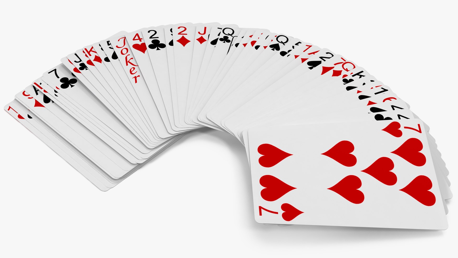 Row Playing Cards 3D - TurboSquid 1495678