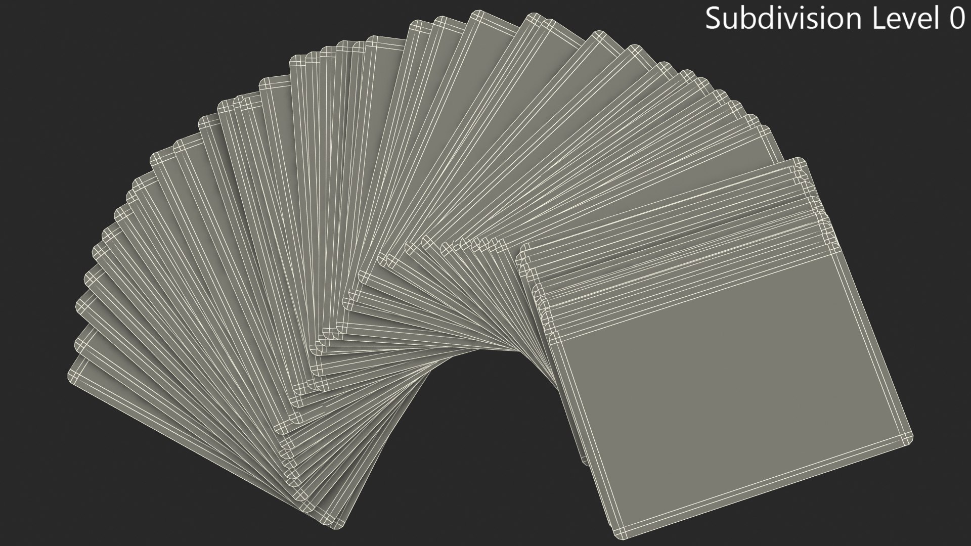 Row Playing Cards 3D - TurboSquid 1495678