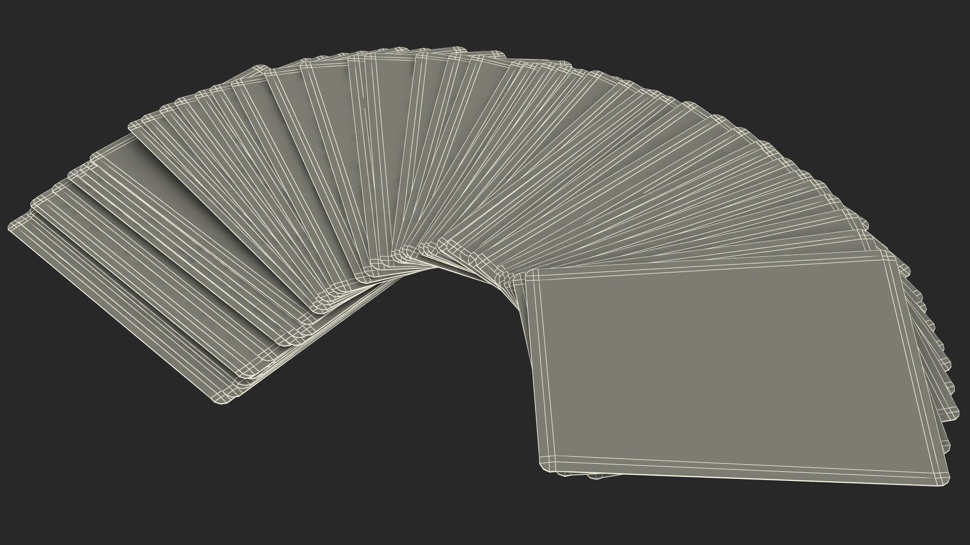 Row Playing Cards 3D - TurboSquid 1495678