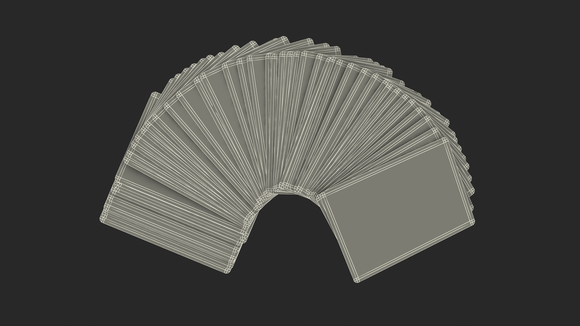 Row Playing Cards 3D - TurboSquid 1495678