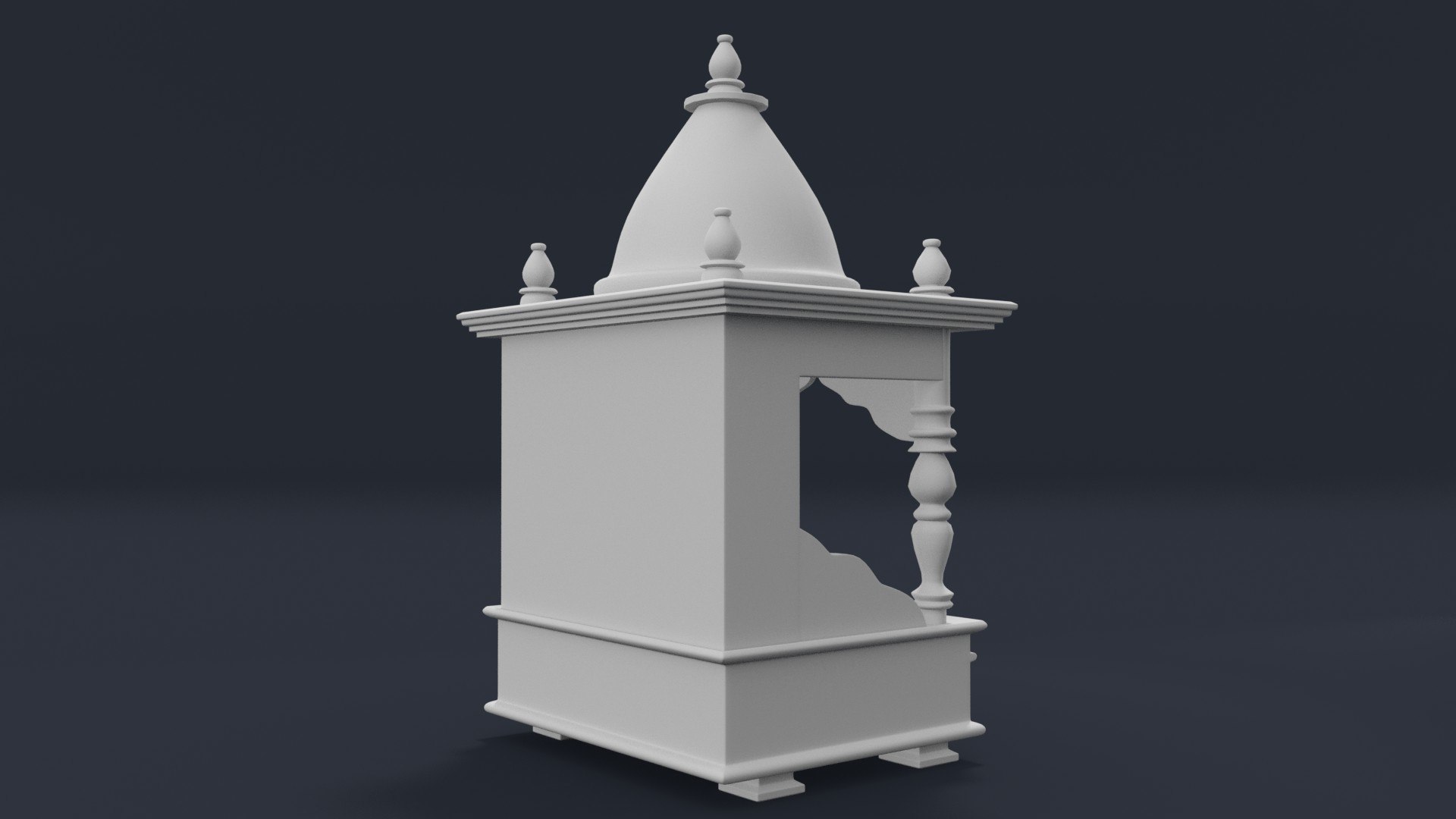 3D Marble Temple Model - TurboSquid 1164202
