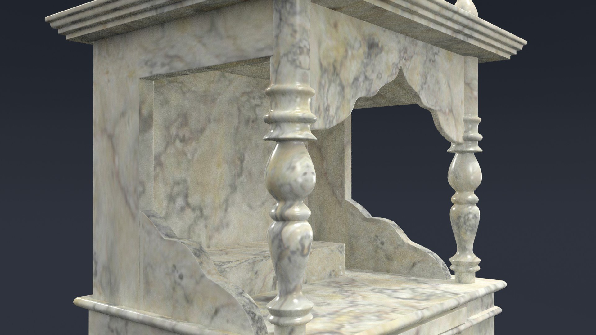 3D Marble Temple Model - TurboSquid 1164202