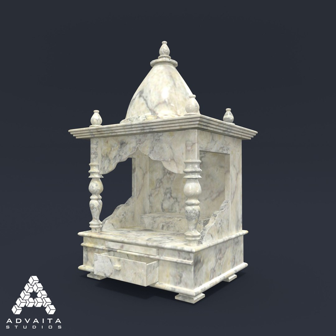 3D Marble Temple Model - TurboSquid 1164202