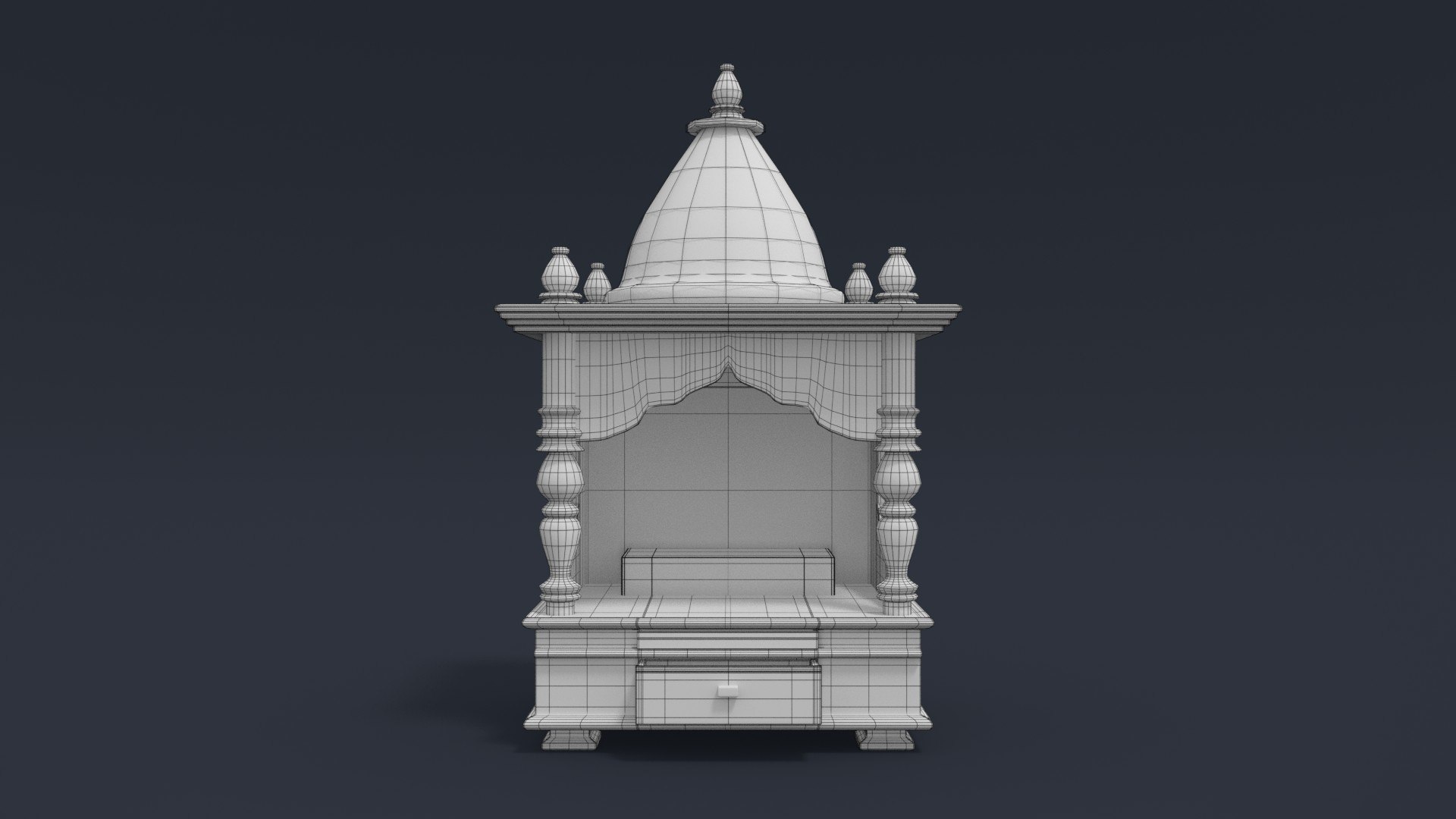 3D Marble Temple Model - TurboSquid 1164202