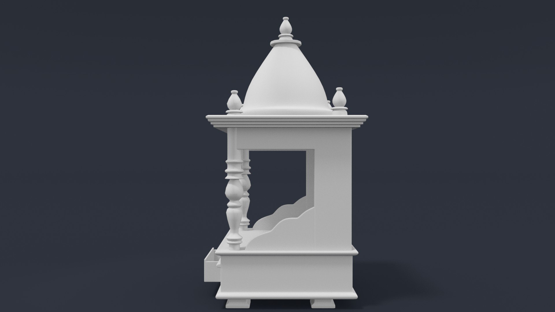 3D Marble Temple Model - TurboSquid 1164202