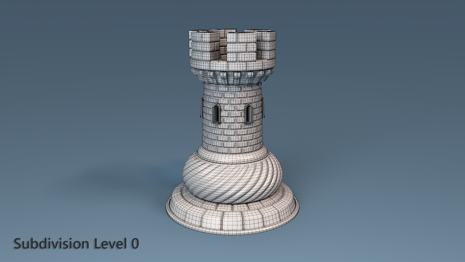 3D Chess Rook Piece - TurboSquid 2348662