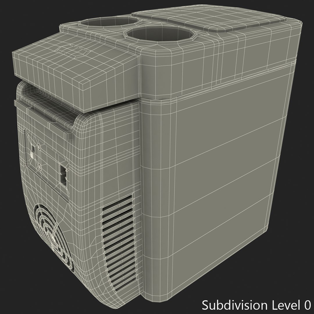 3d model of personal fridge wagan