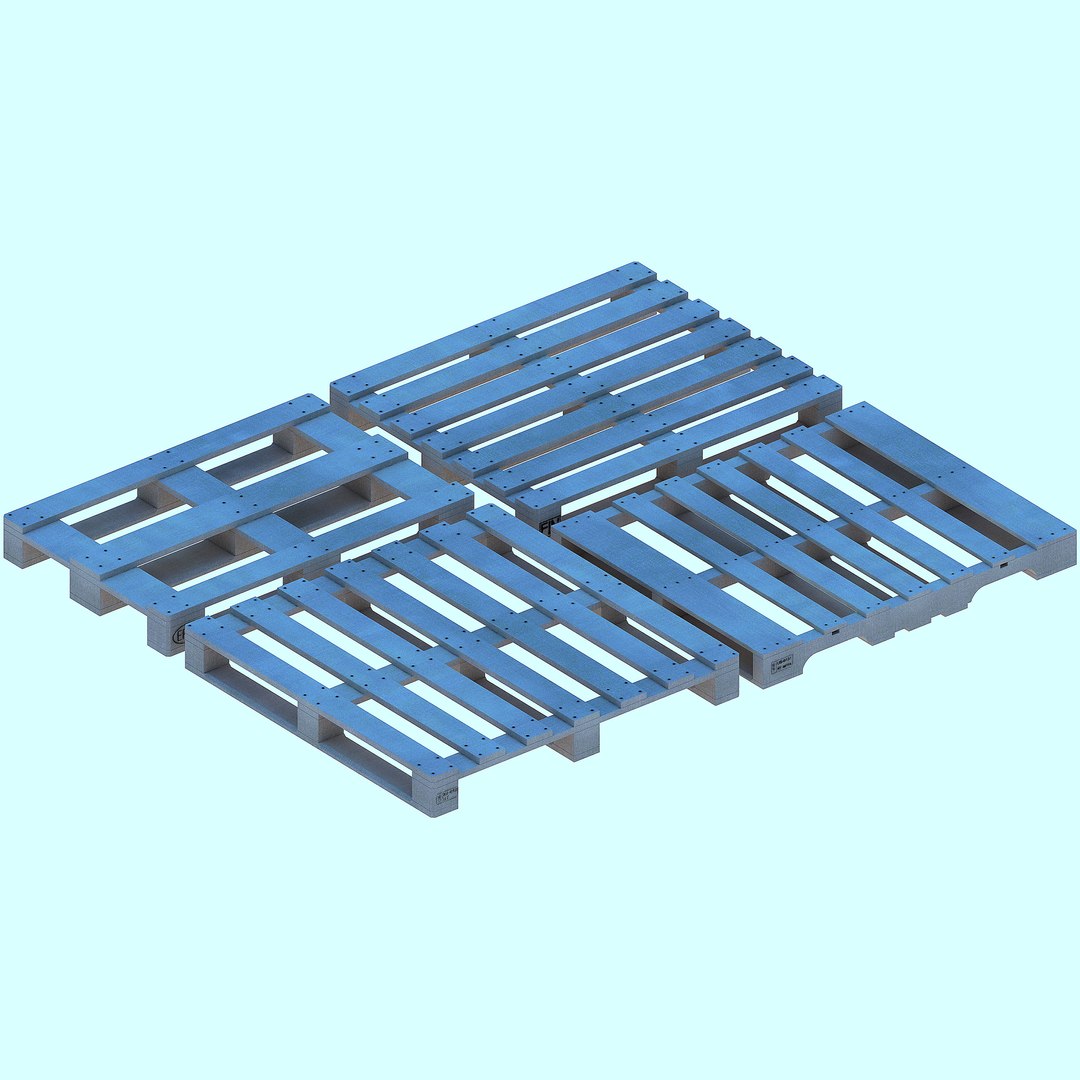 Free Pallets 3D Model - TurboSquid 1488051