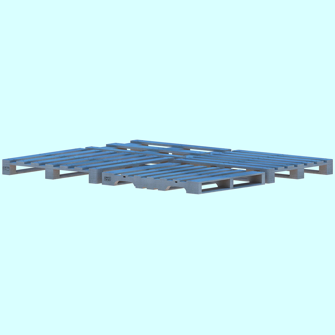 Free pallets 3D model - TurboSquid 1488051