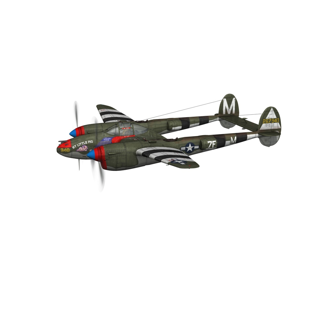 Lockheed Lightning - Little 3d Obj