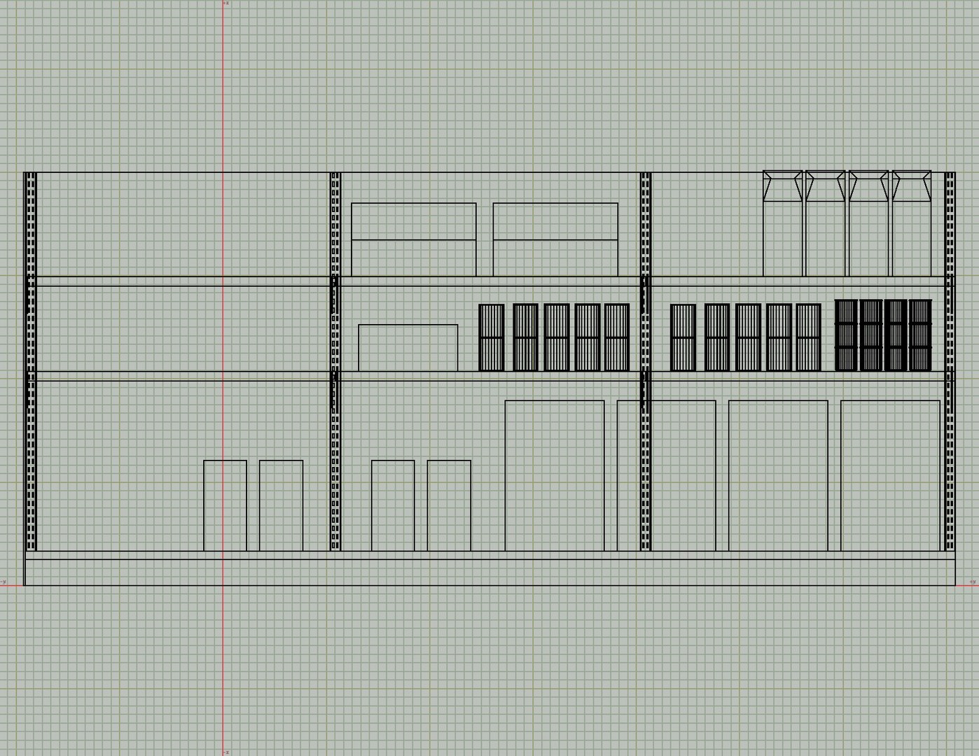 C-store Shelf Product 3d Model