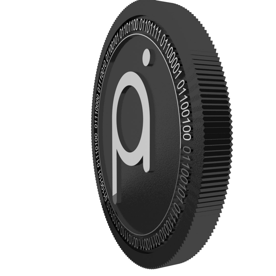 Project pai black coin 3D model - TurboSquid 1434563