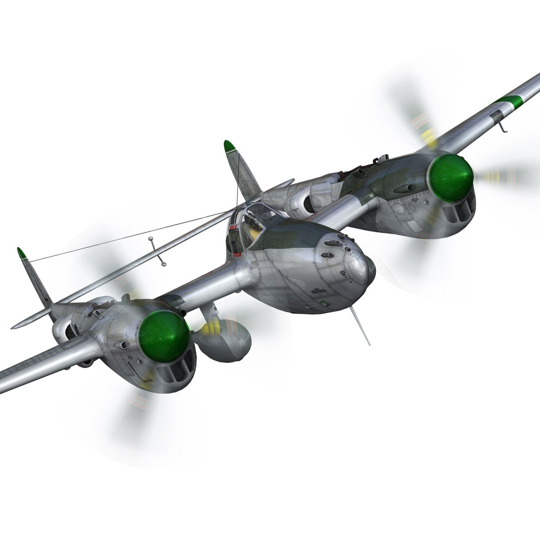3d Model Lockheed Lightning - Glamour