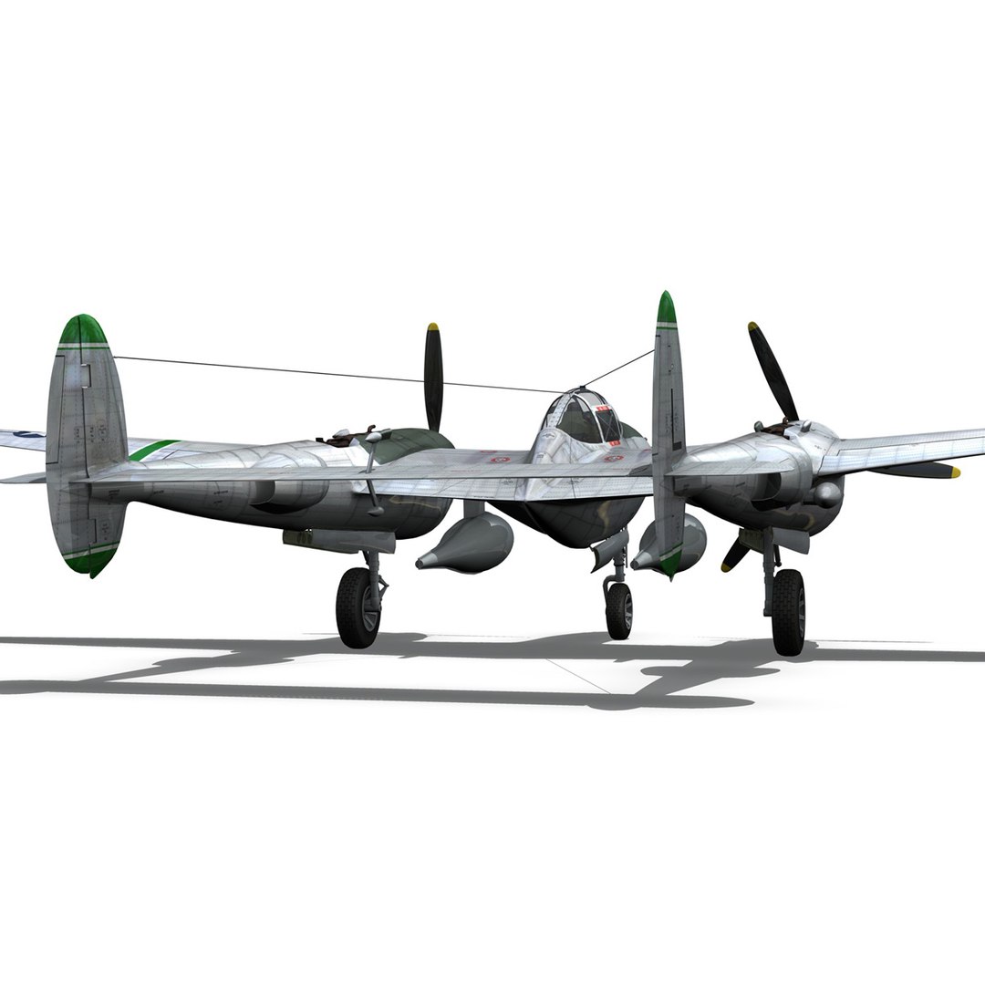 3d Model Lockheed Lightning - Glamour