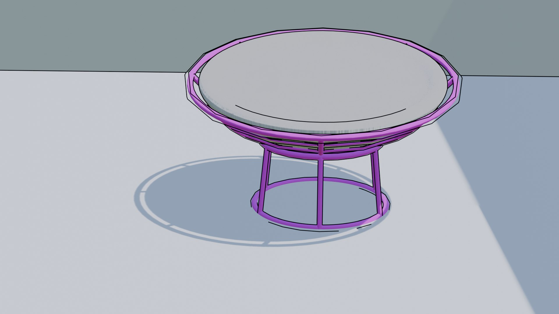 Free 3D Elliptical Mesh Lounge Chair - TurboSquid 2336727