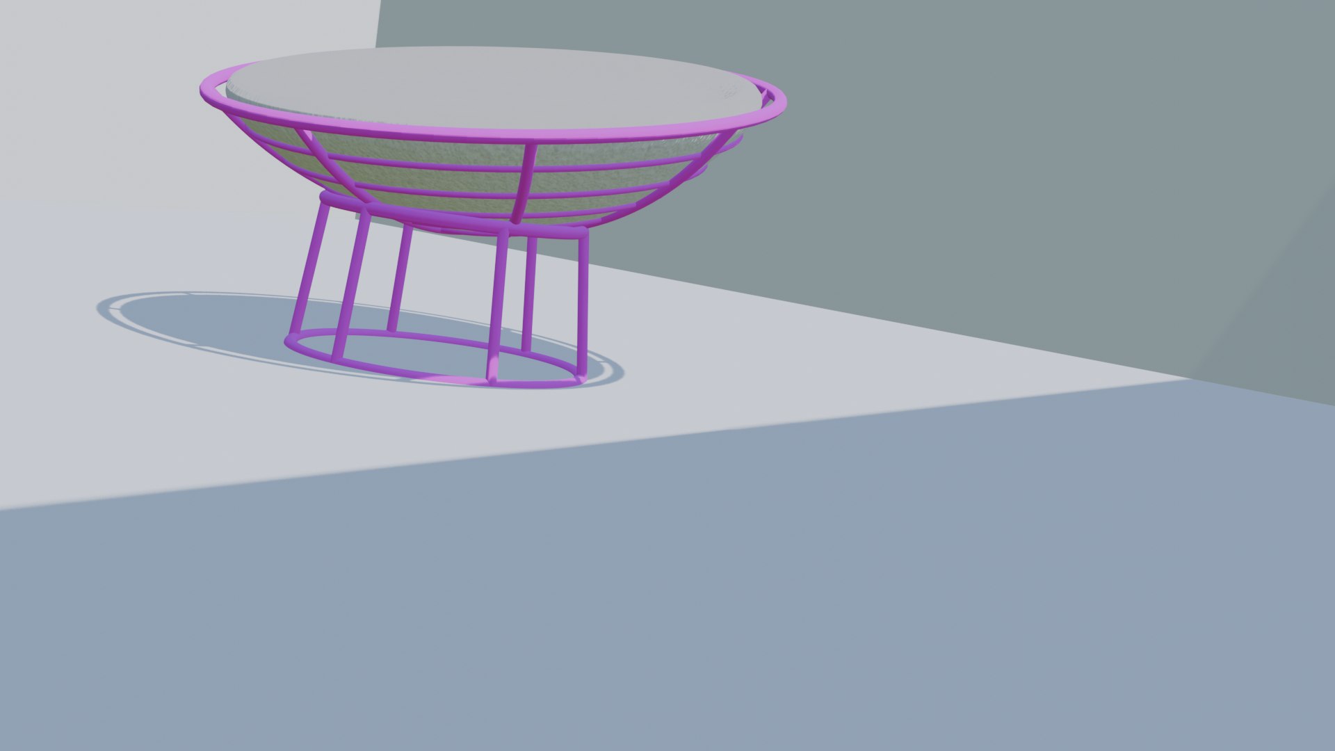 Free 3D Elliptical Mesh Lounge Chair - TurboSquid 2336727