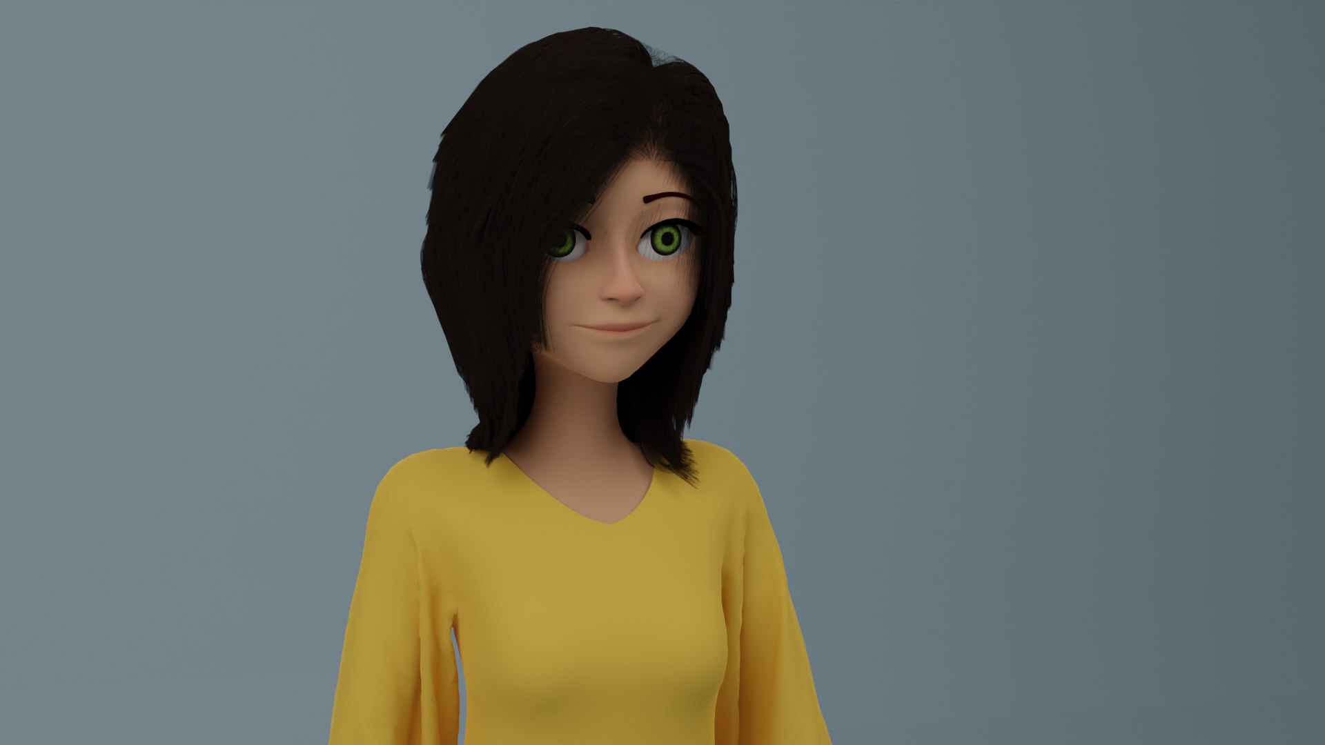 Pixar Style Female Character 3D - TurboSquid 2221747