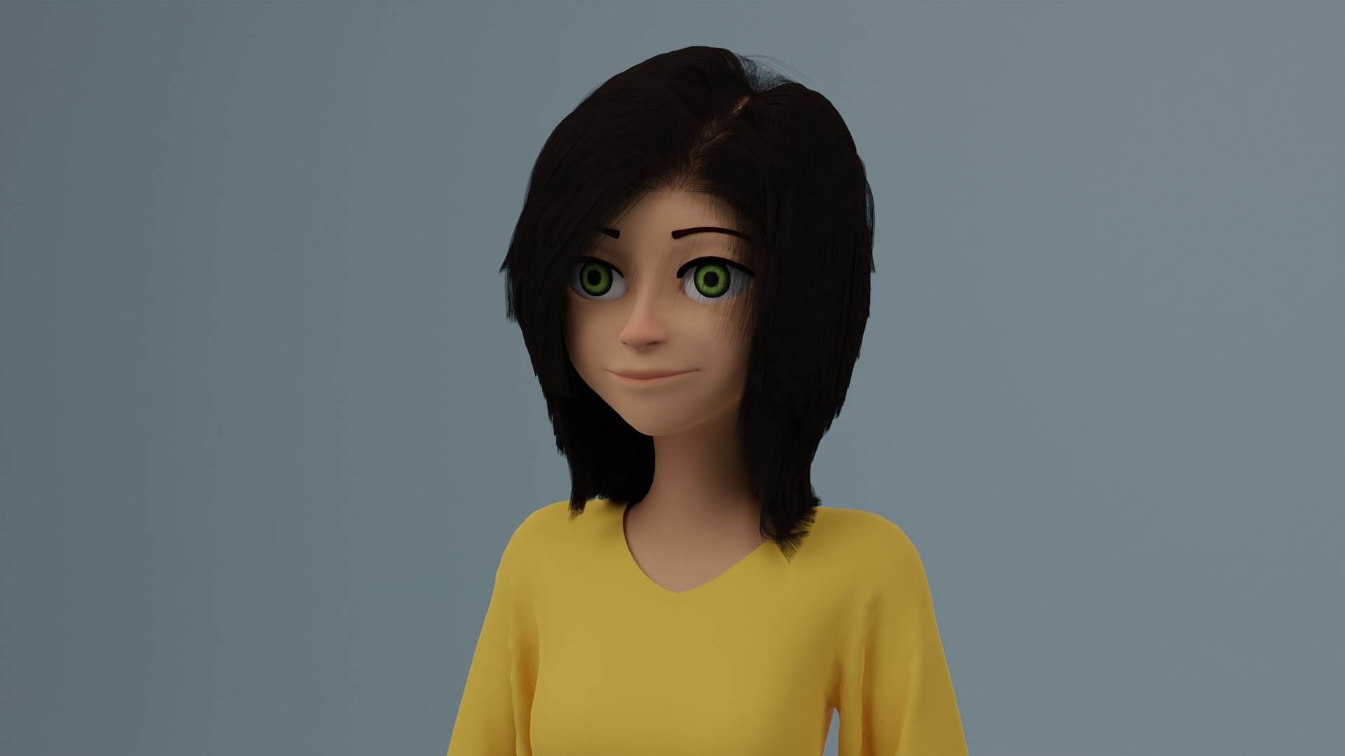 Pixar Style Female Character 3D - TurboSquid 2221747