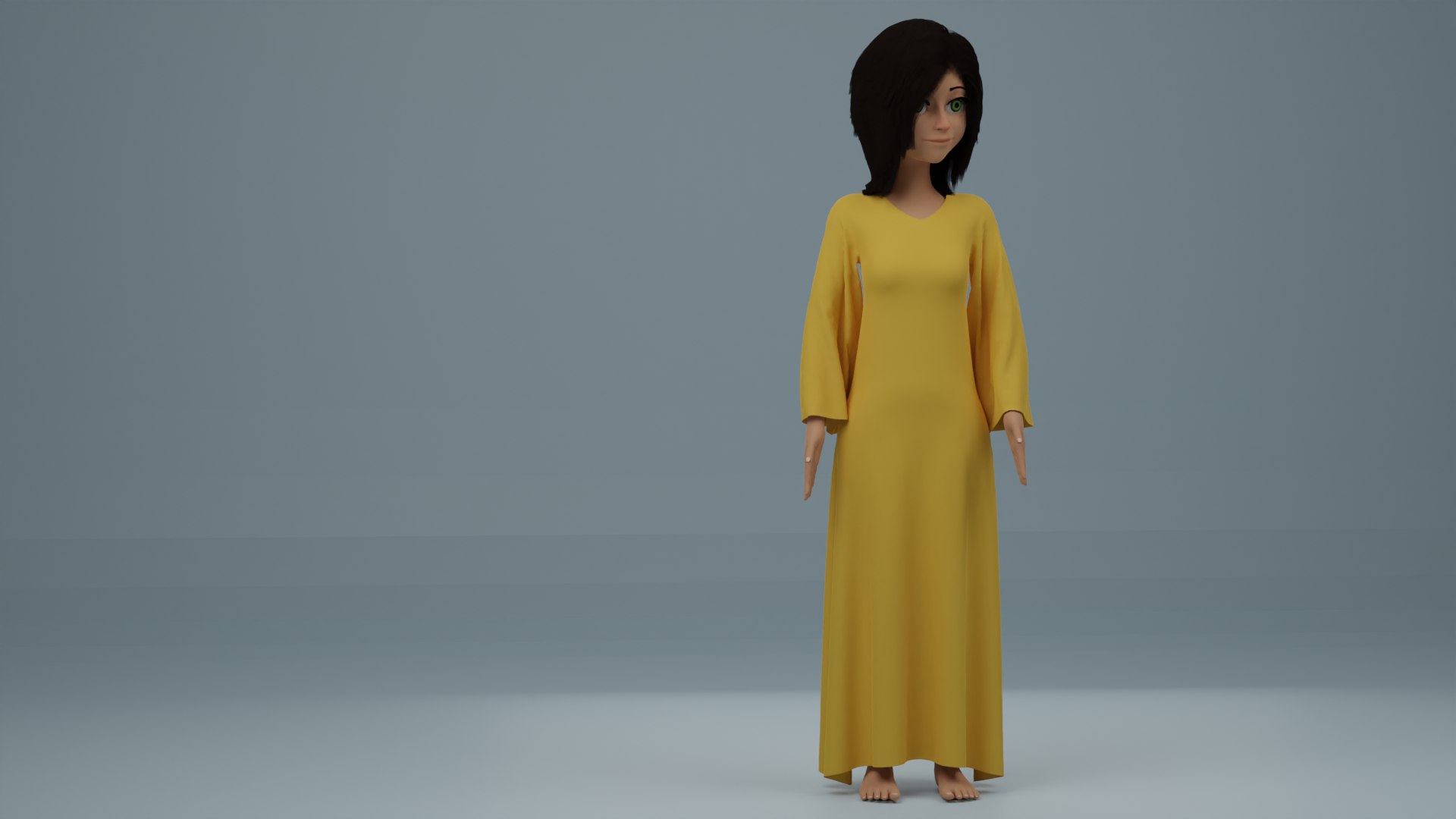Pixar Style Female Character 3D - TurboSquid 2221747
