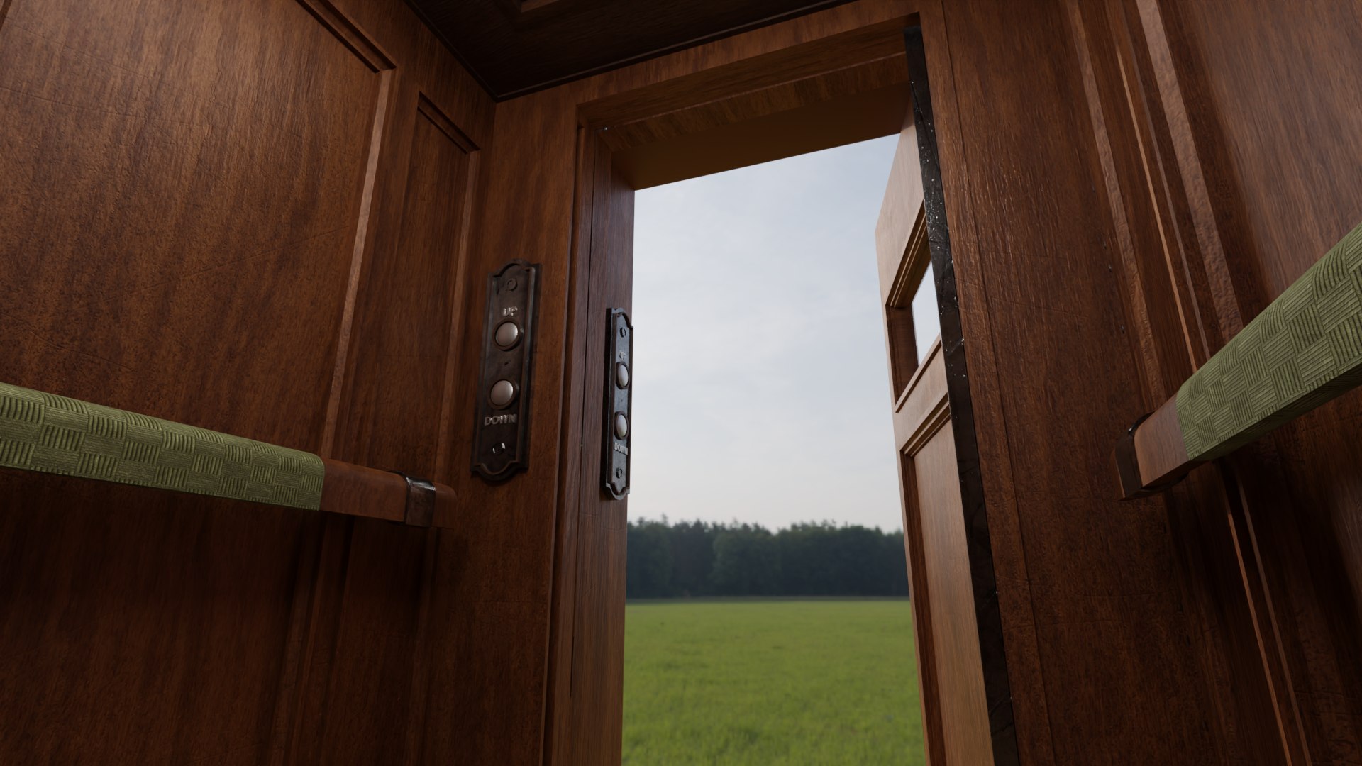 3D Vintage Elevator - TurboSquid 1753439