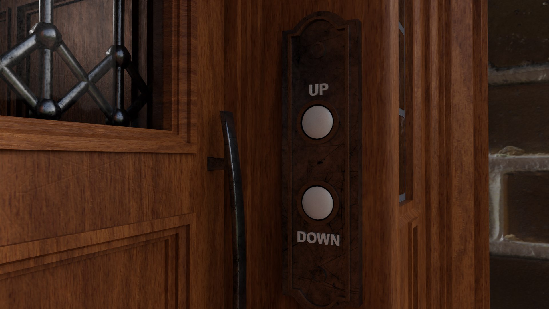3D Vintage Elevator - TurboSquid 1753439