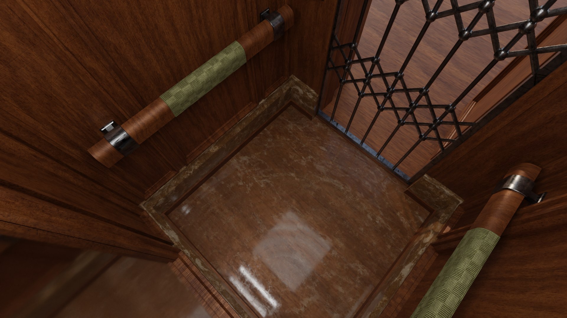 3D Vintage Elevator - TurboSquid 1753439