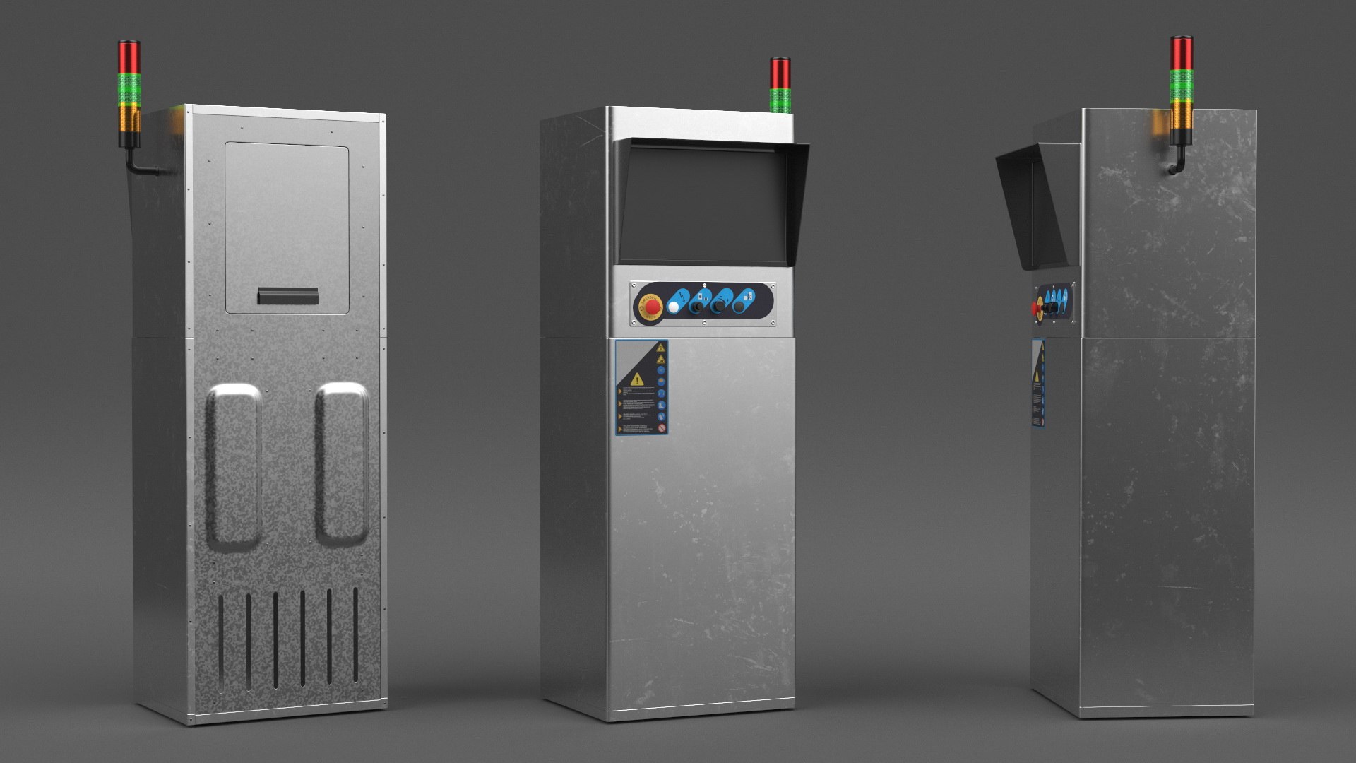 Industrial Control Panel 3D Model - TurboSquid 2337924