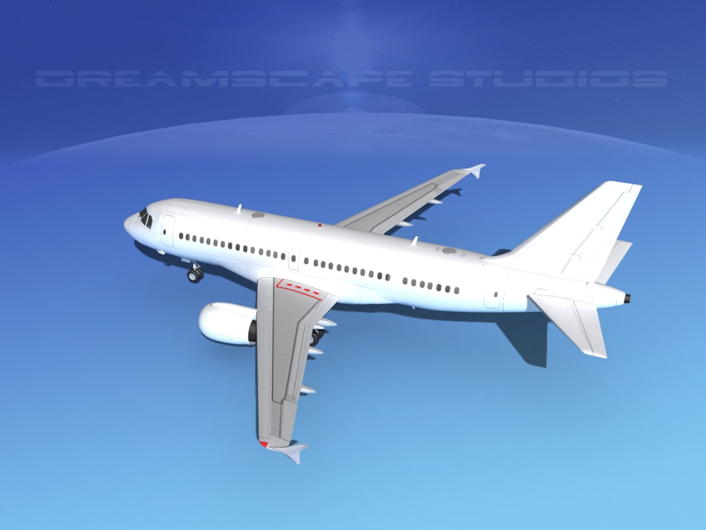 3d Model Scale Airbus A319