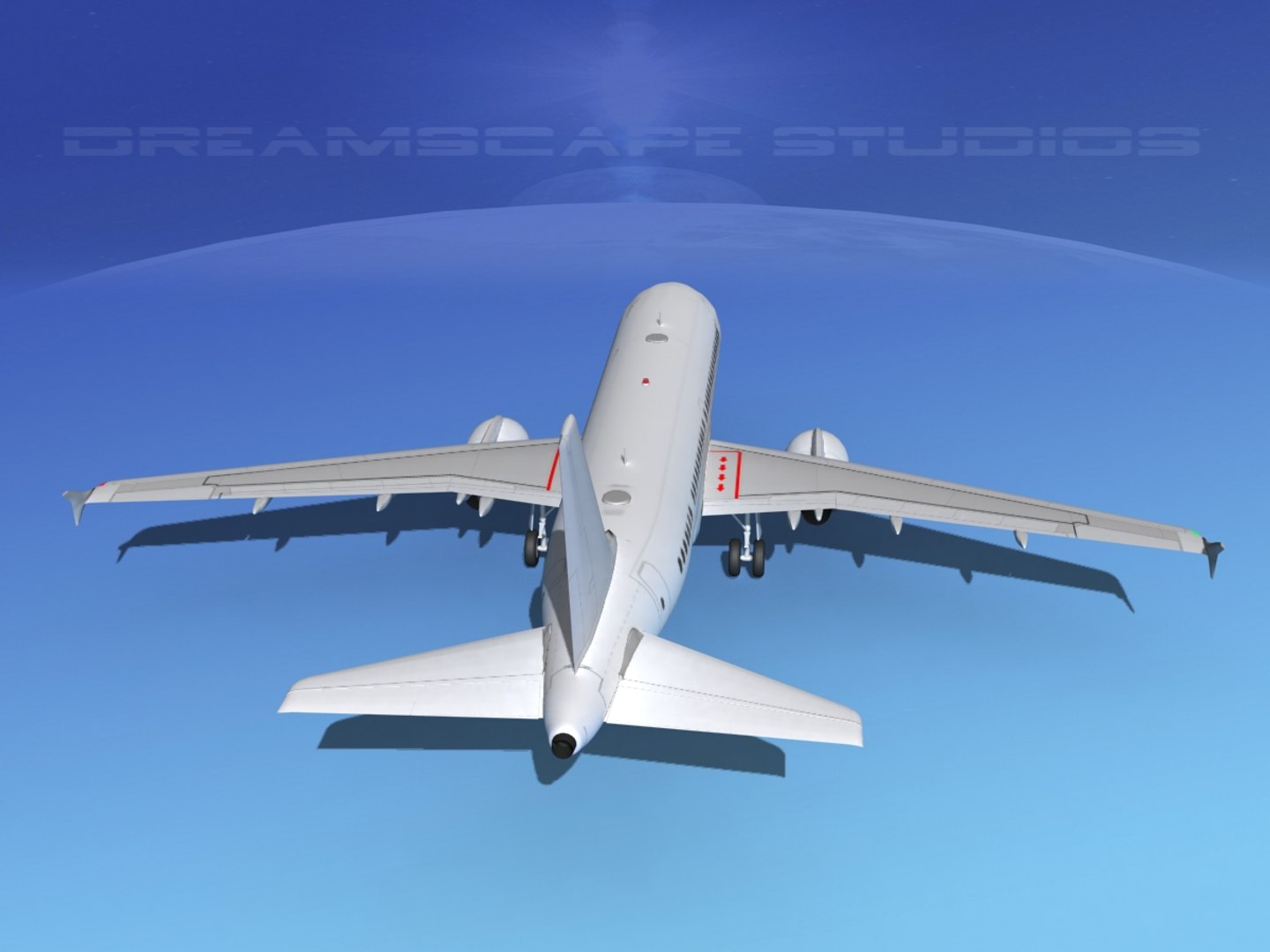 3d Model Scale Airbus A319