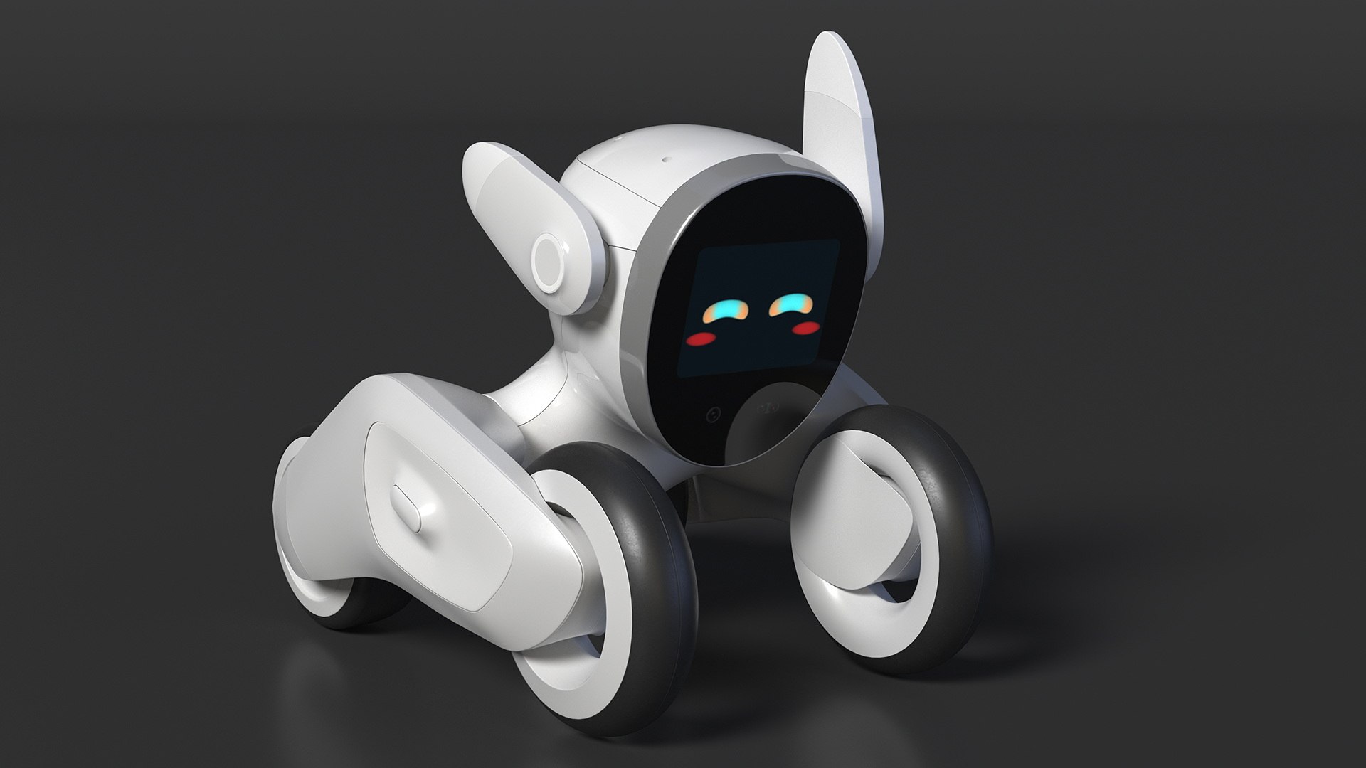 3D Sad Robot Toy Loona Smart Petbot - TurboSquid 2094599