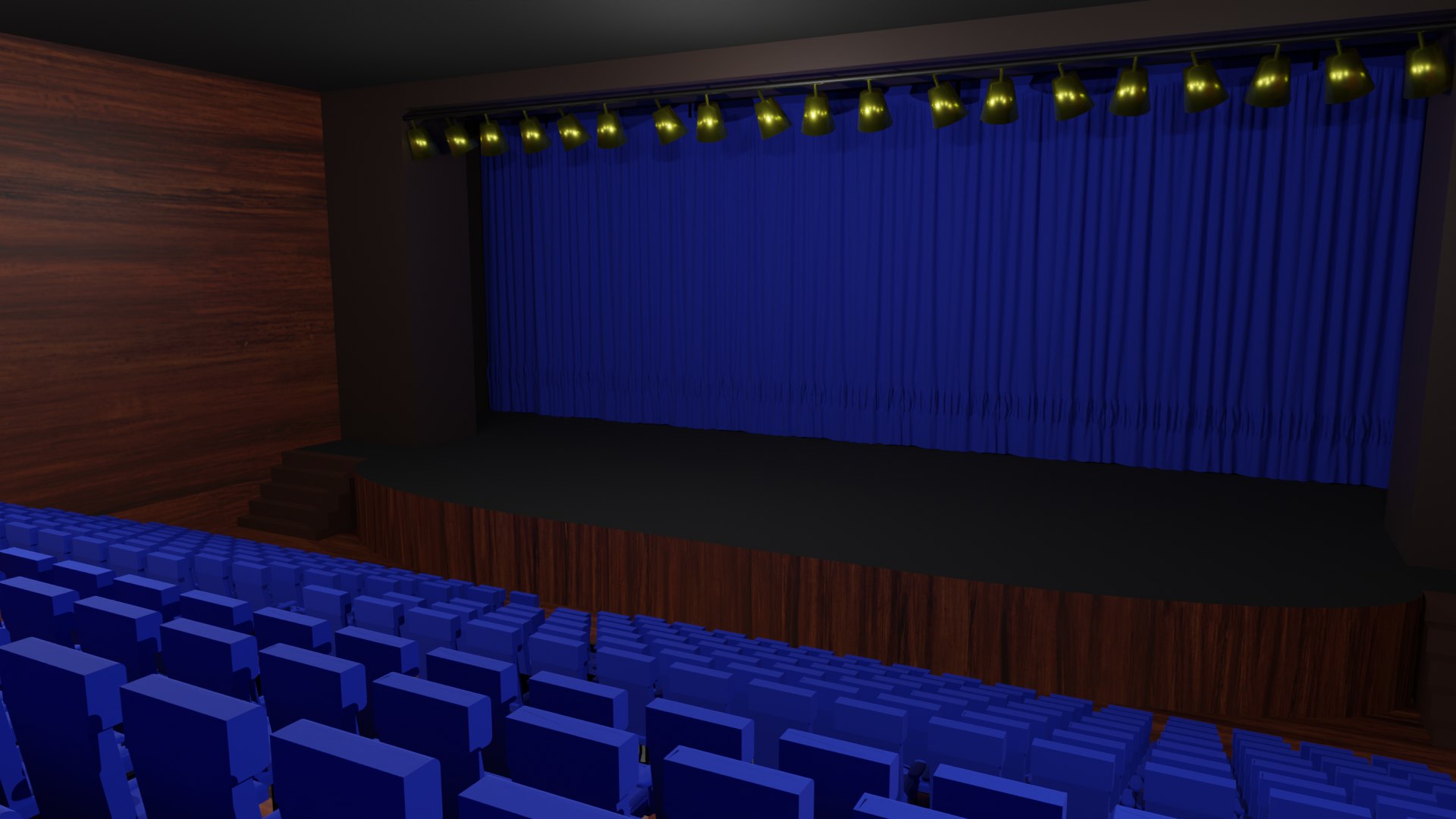 3D Theater Hall - TurboSquid 2140254