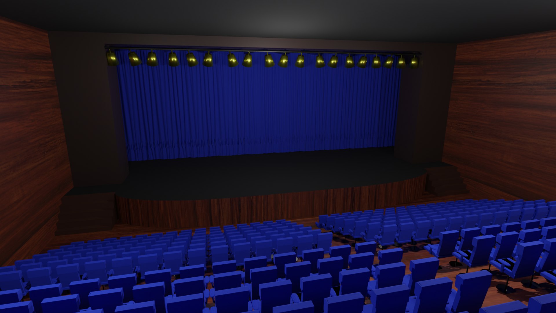 3D Theater Hall - TurboSquid 2140254