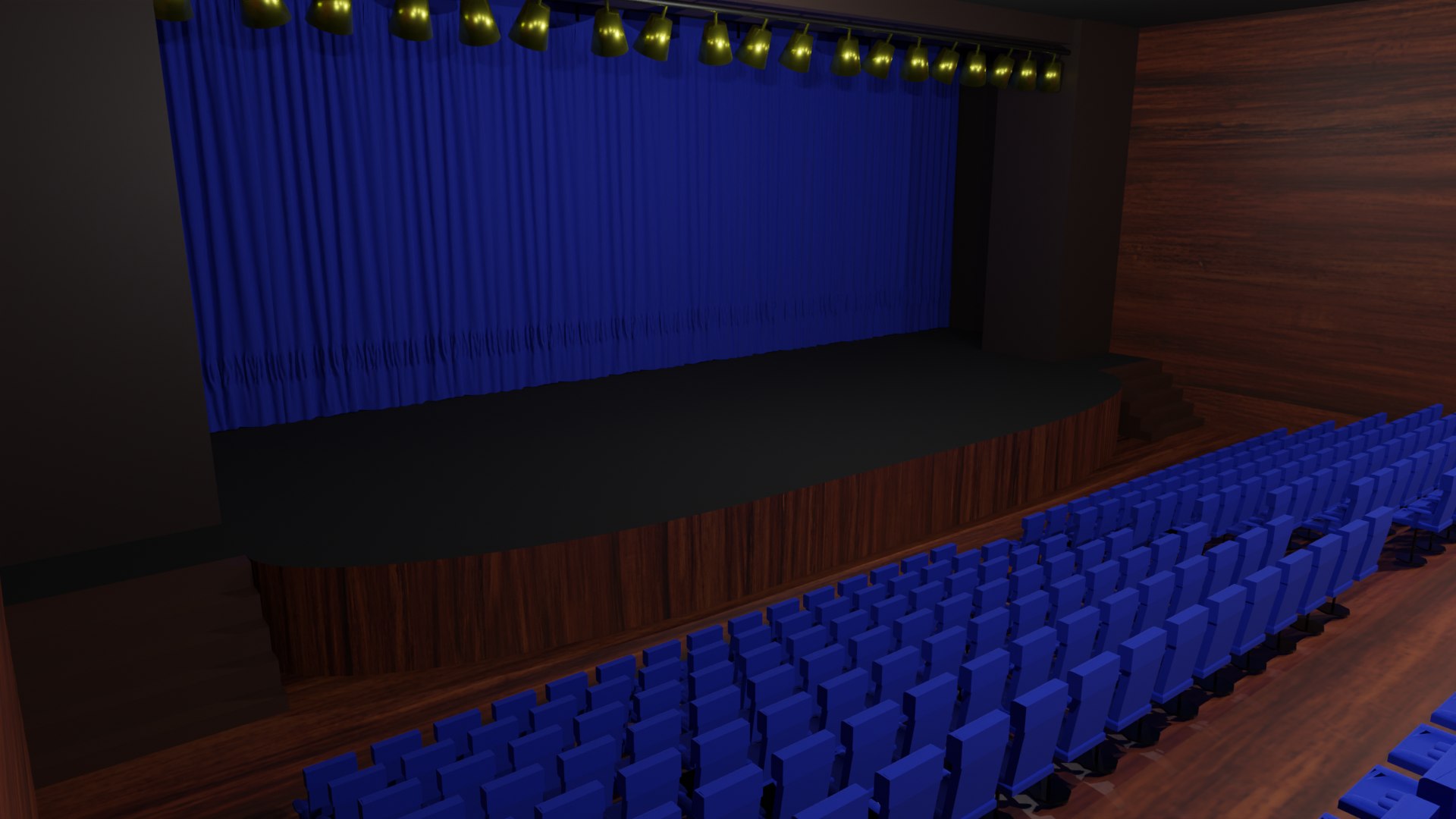 3D Theater Hall - TurboSquid 2140254