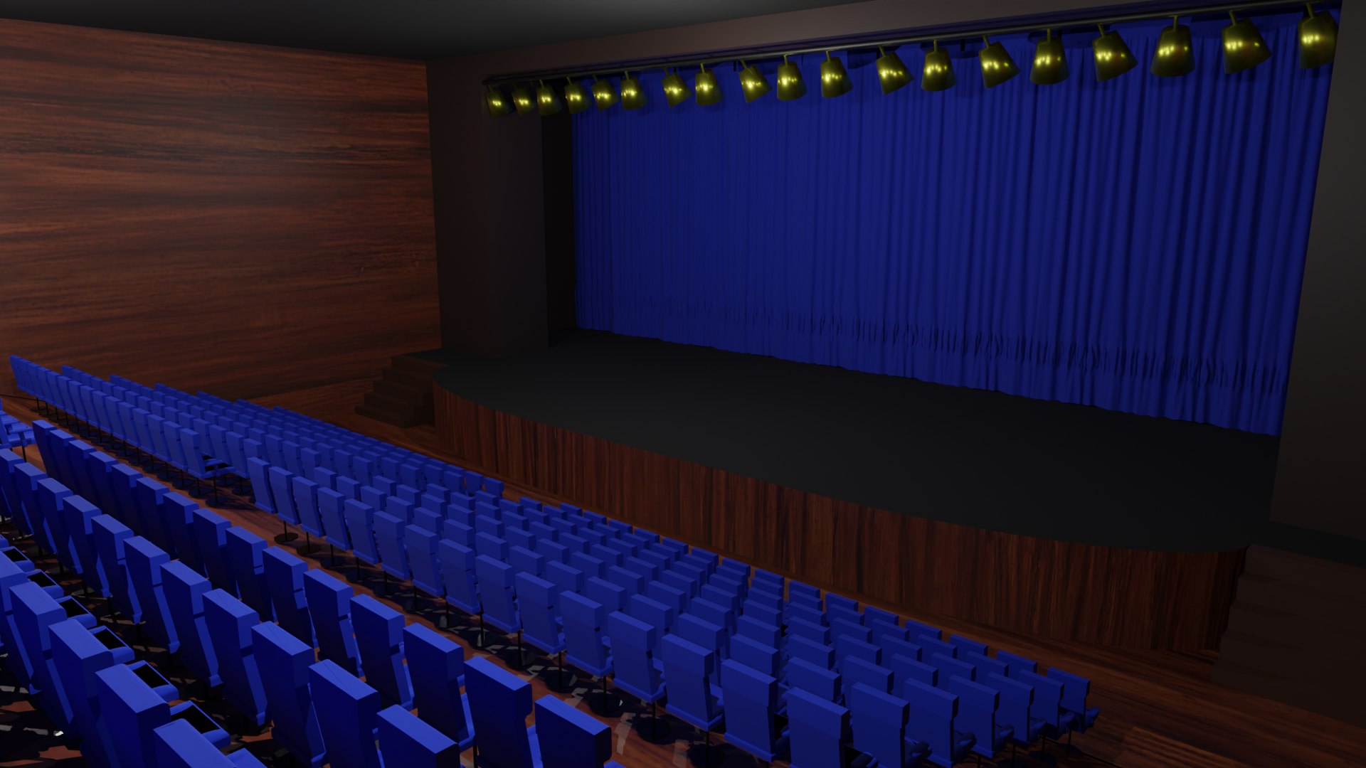 3D Theater Hall - TurboSquid 2140254