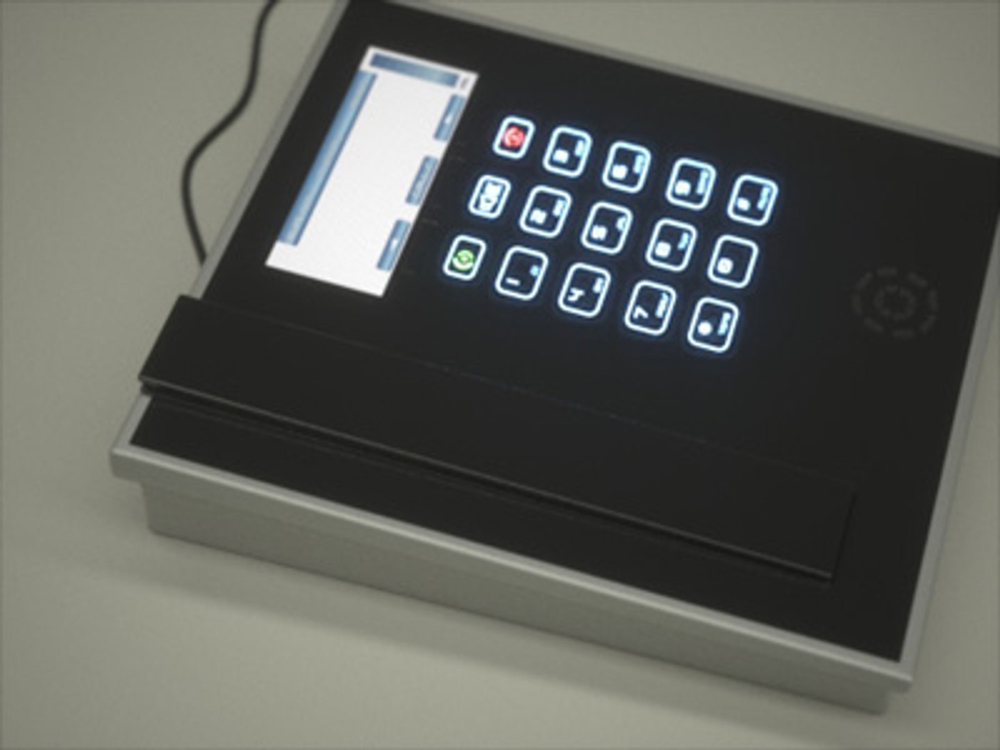3d Beautiful Modern Desktop Telephone