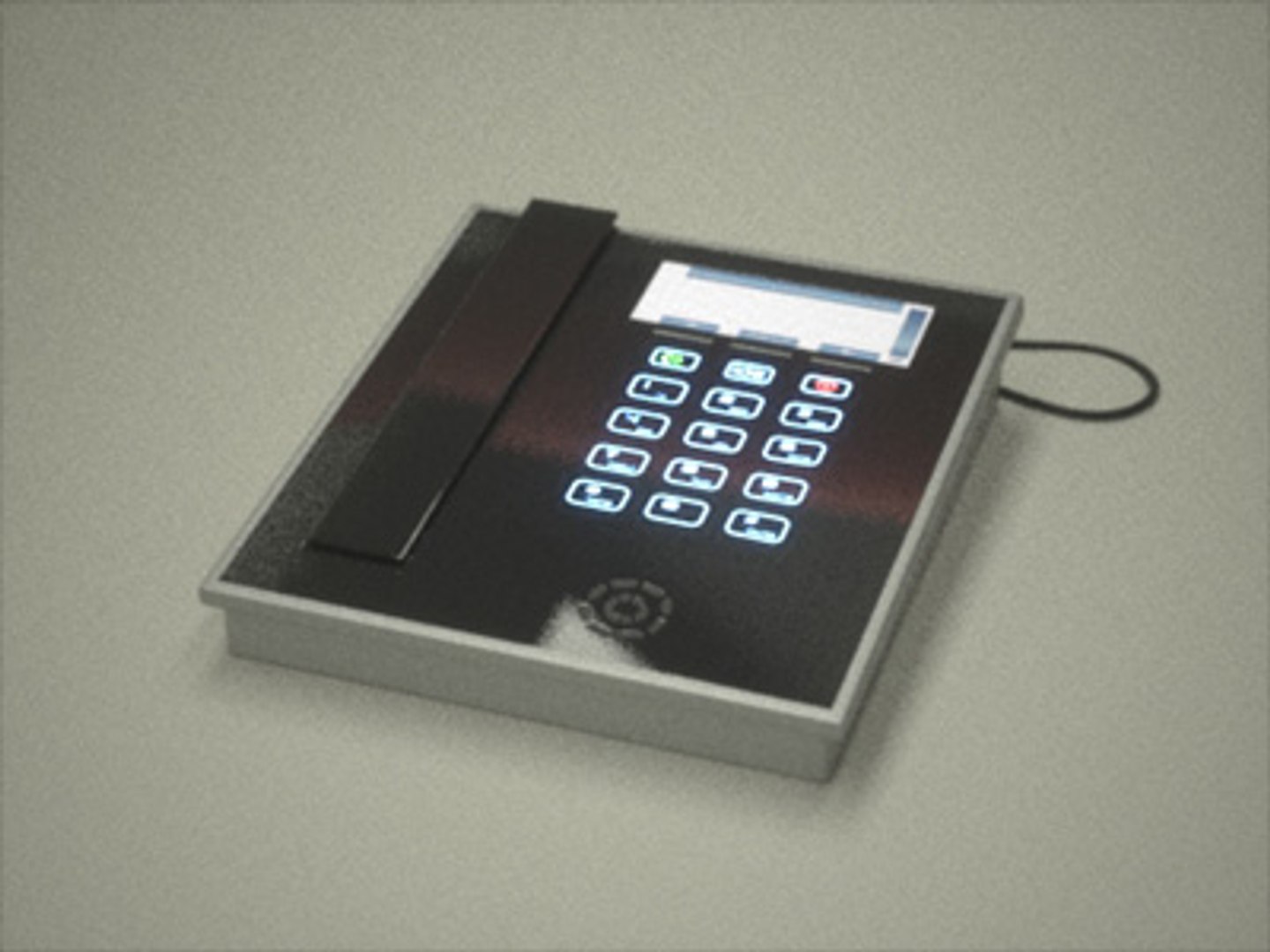 3d Beautiful Modern Desktop Telephone