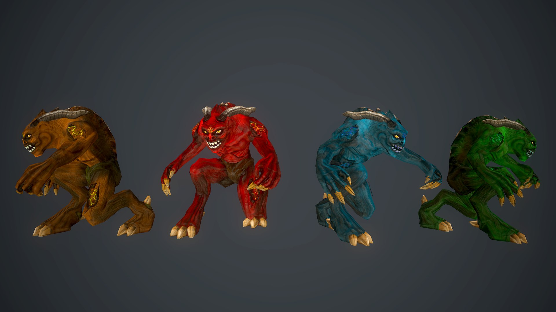 3d Model Demon Minions