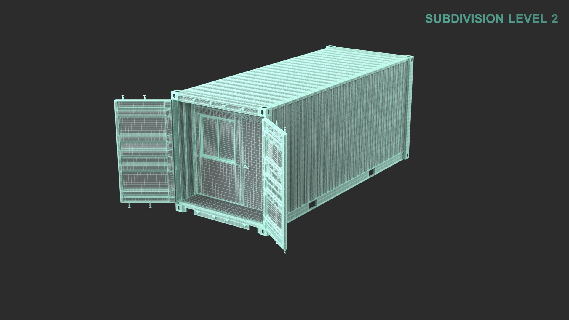 3D Office Container - TurboSquid 2019558