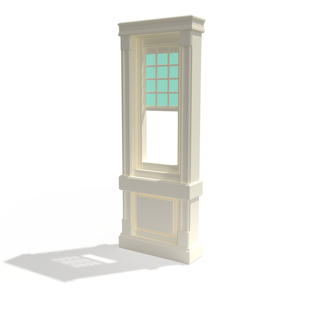 Victorian Window set I 3D model - TurboSquid 2023081