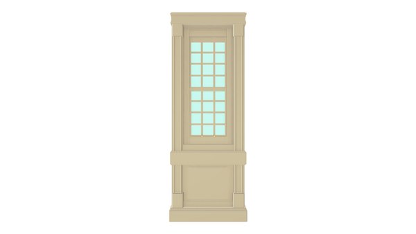 modelo 3d Conjunto de ventana victoriana I - TurboSquid 2023081