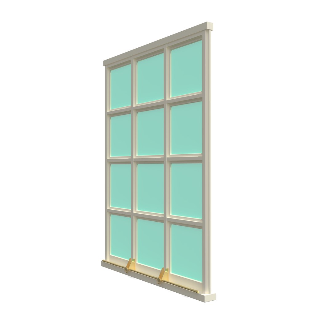 Victorian Window set I 3D model - TurboSquid 2023081