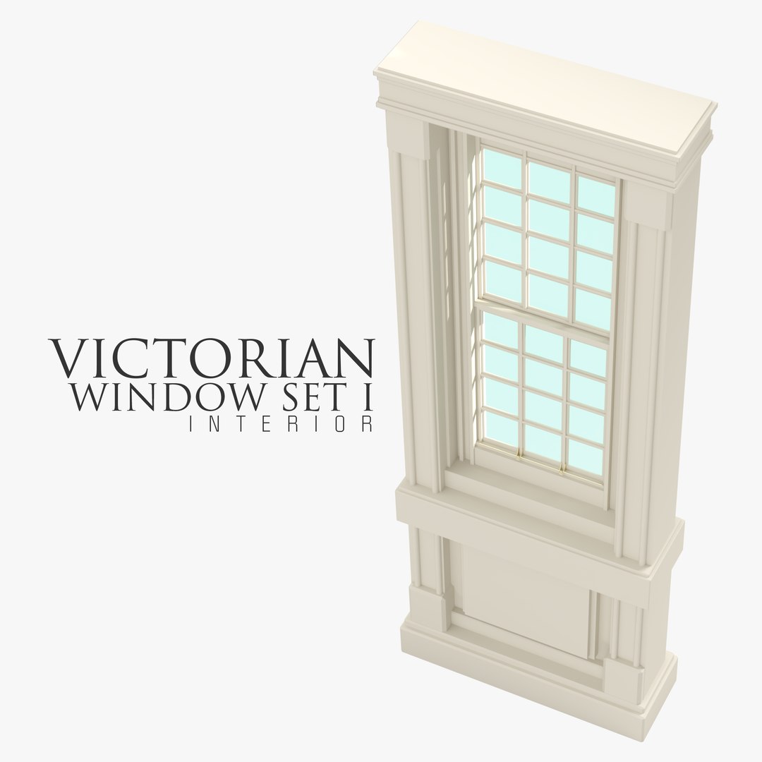 Victorian Window set I 3D model - TurboSquid 2023081