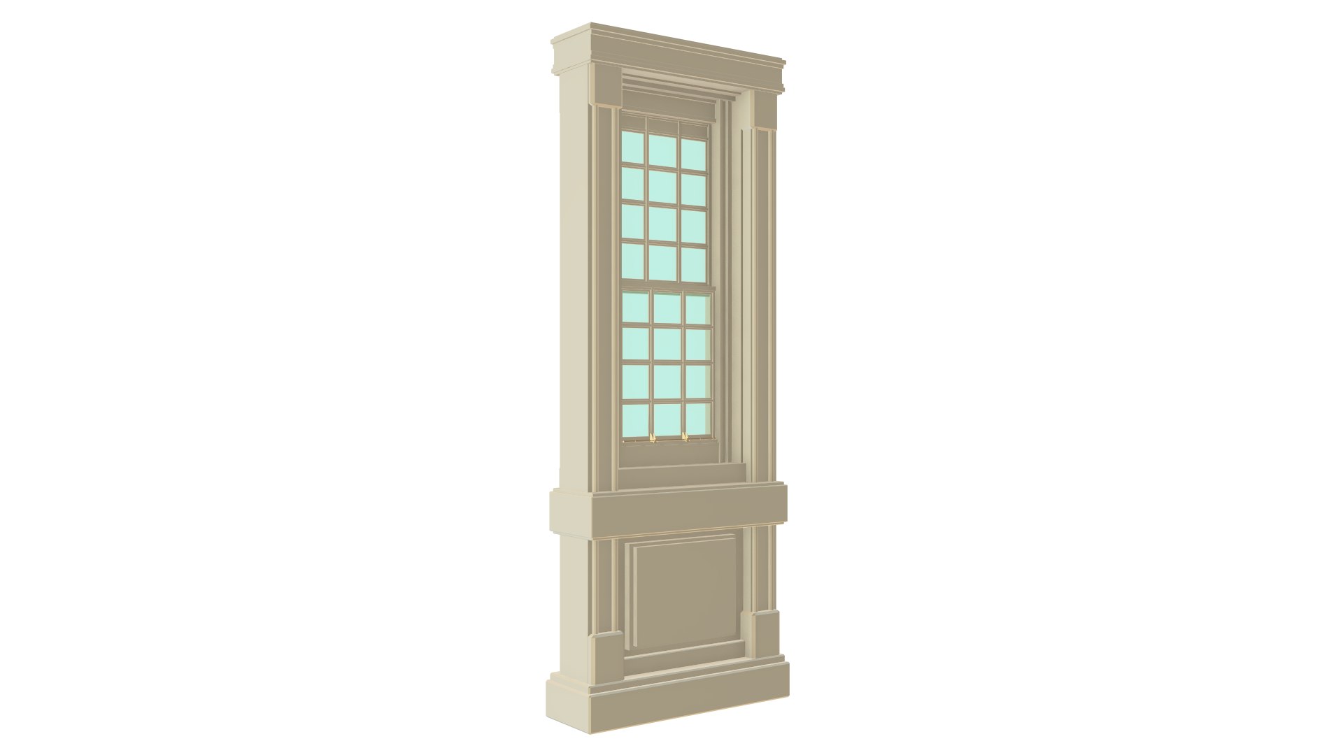 Victorian Window set I 3D model - TurboSquid 2023081